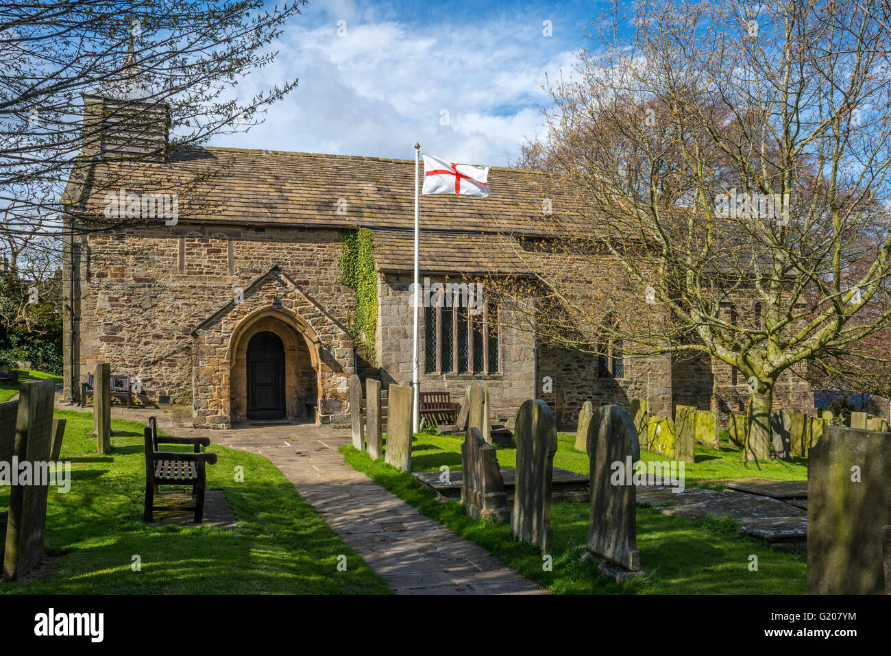 Barlow Parish Church, Barlow, Derbyshire Stock Photo - Alamy