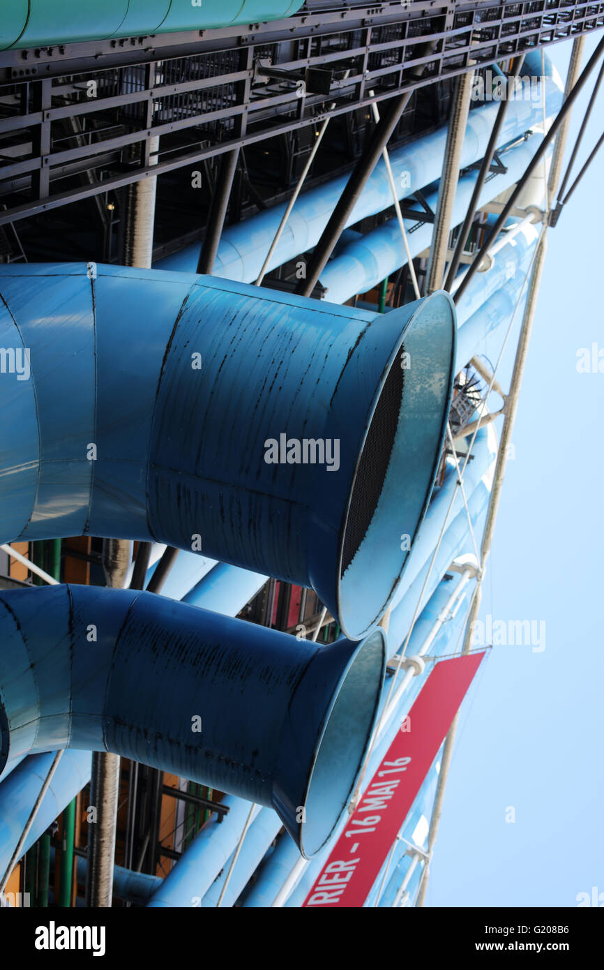 Centre George Pompidou Pipe Architecture High Resolution Stock ...