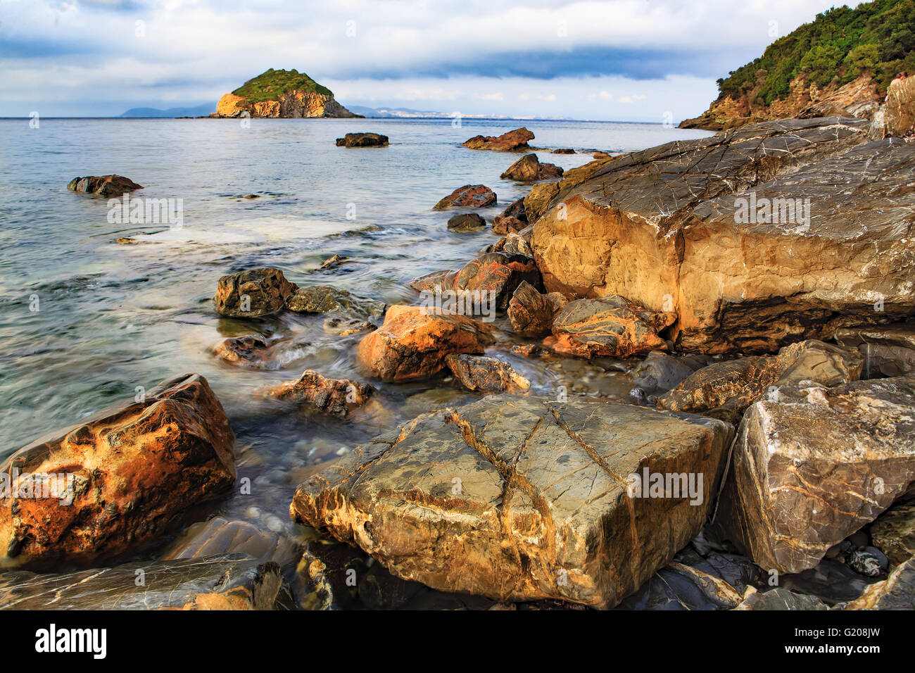 A beach near Cavo, Elba Island, Italy Stock Photo - Alamy