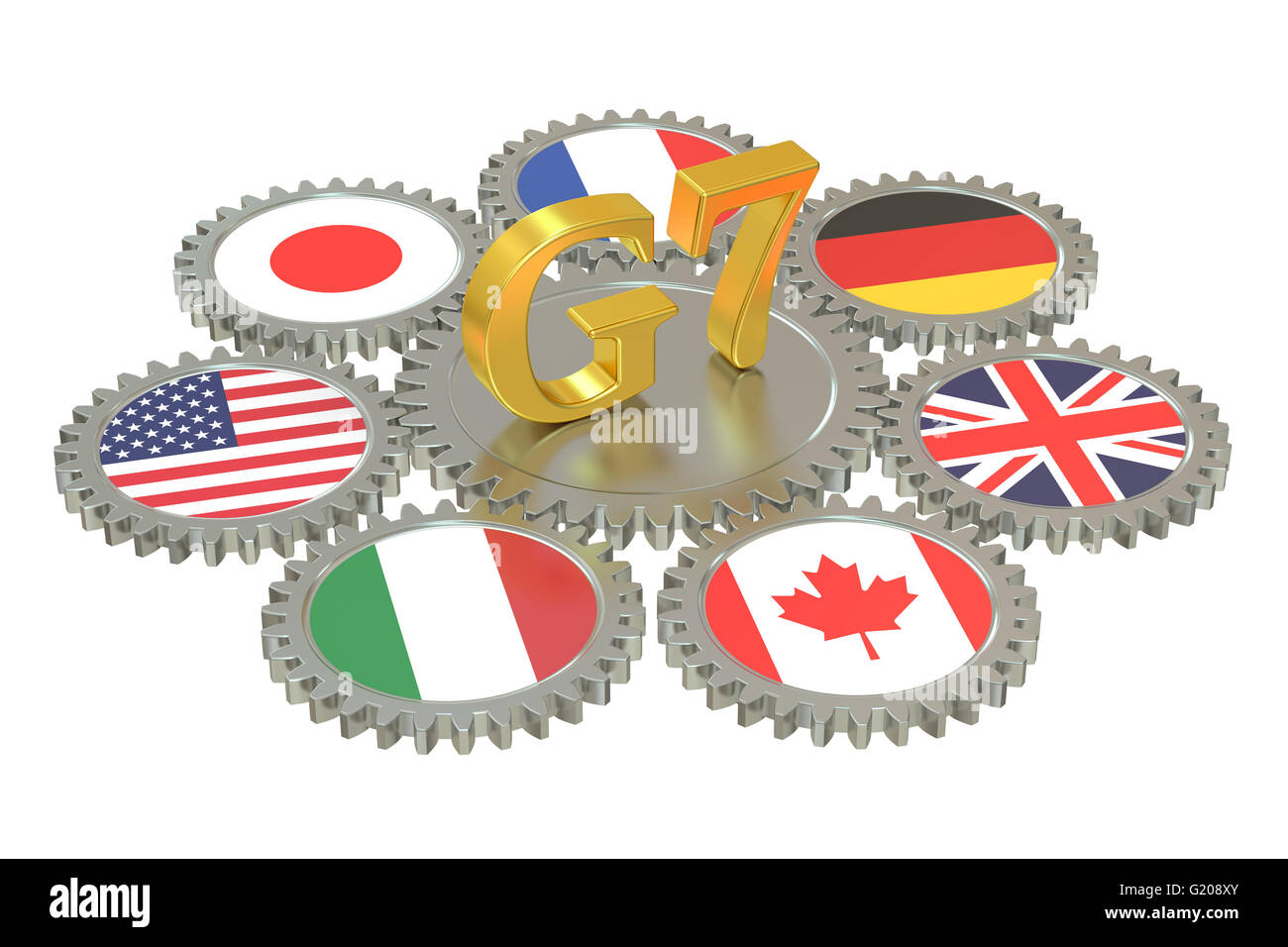 G7 concept, 3D rendering Stock Photo - Alamy