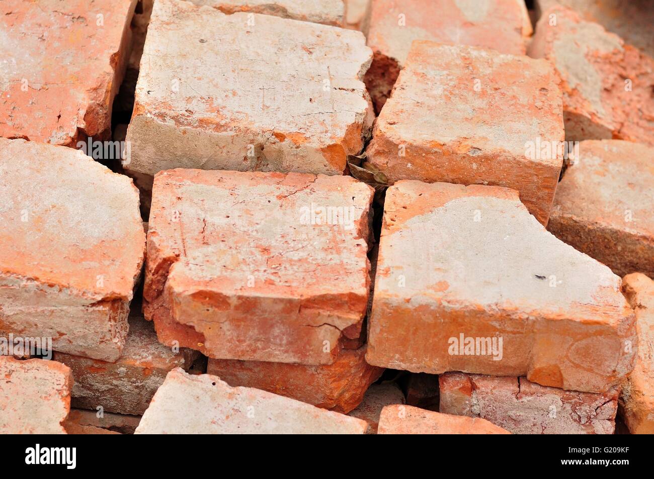 Old bricks used in construction hi-res stock photography and images - Alamy