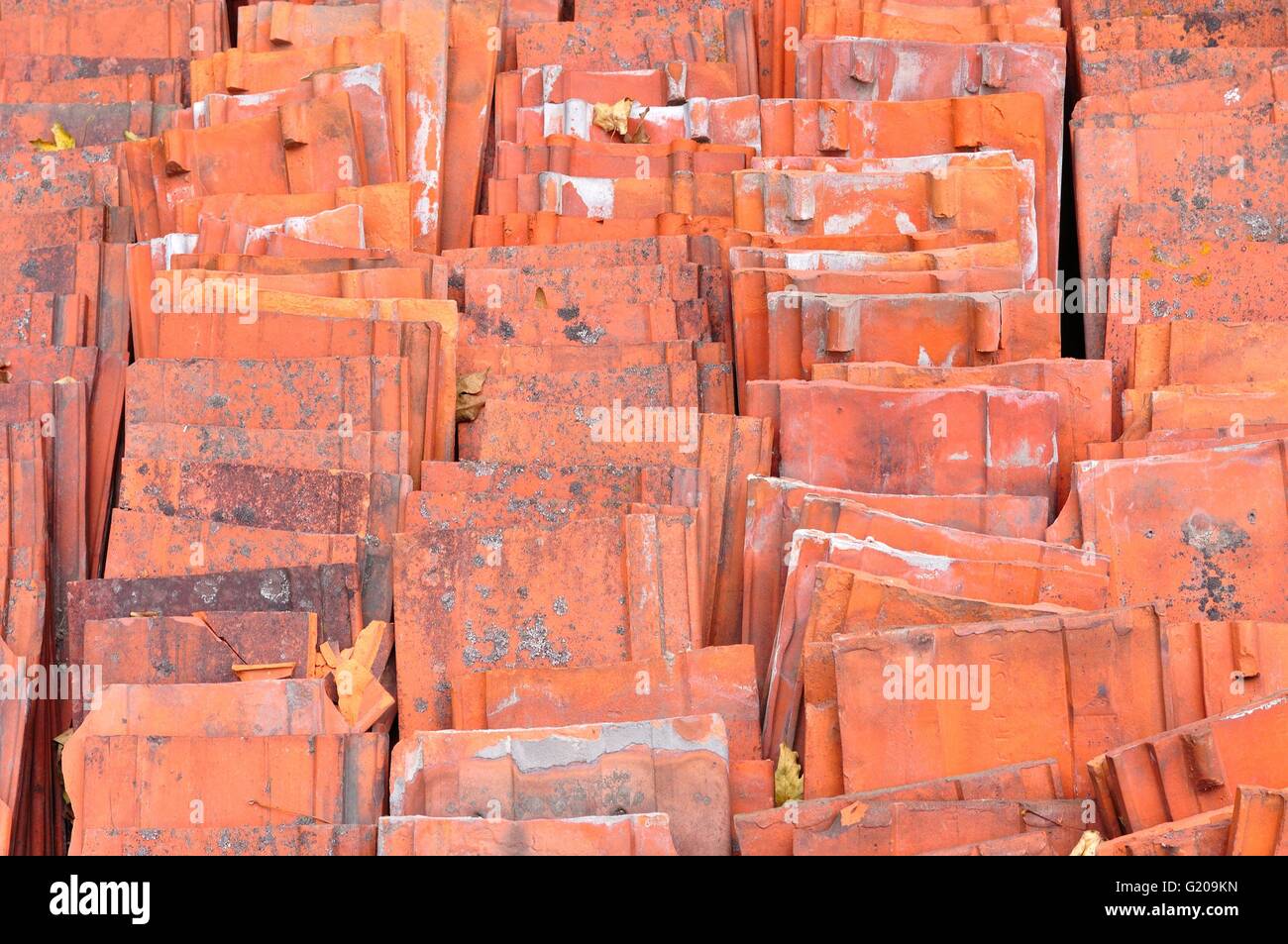Stack of roof tiles hi-res stock photography and images - Alamy