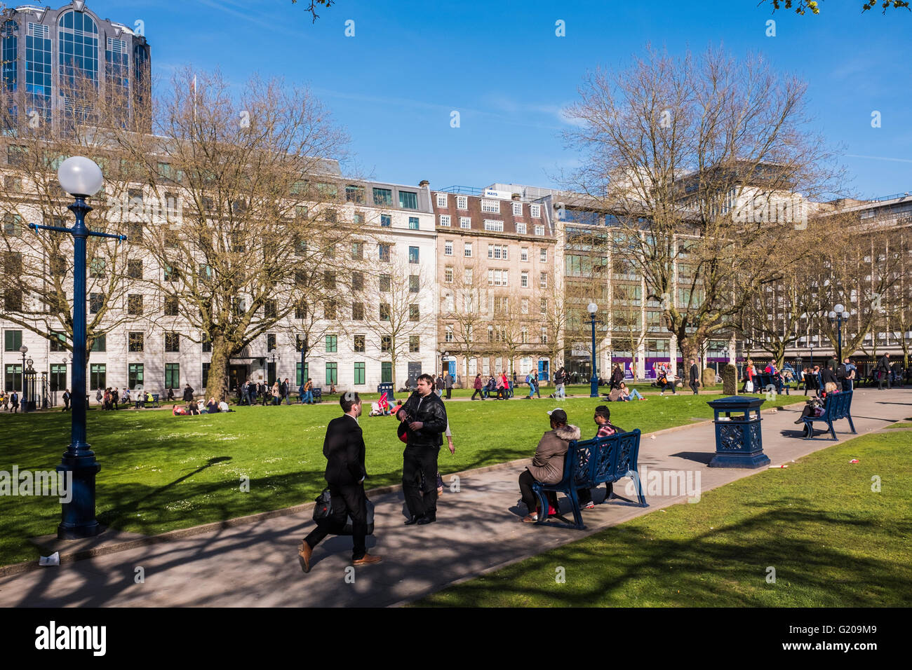 Cathedral Square, Birmingham, West Midlands, England, U.K Stock Photo ...