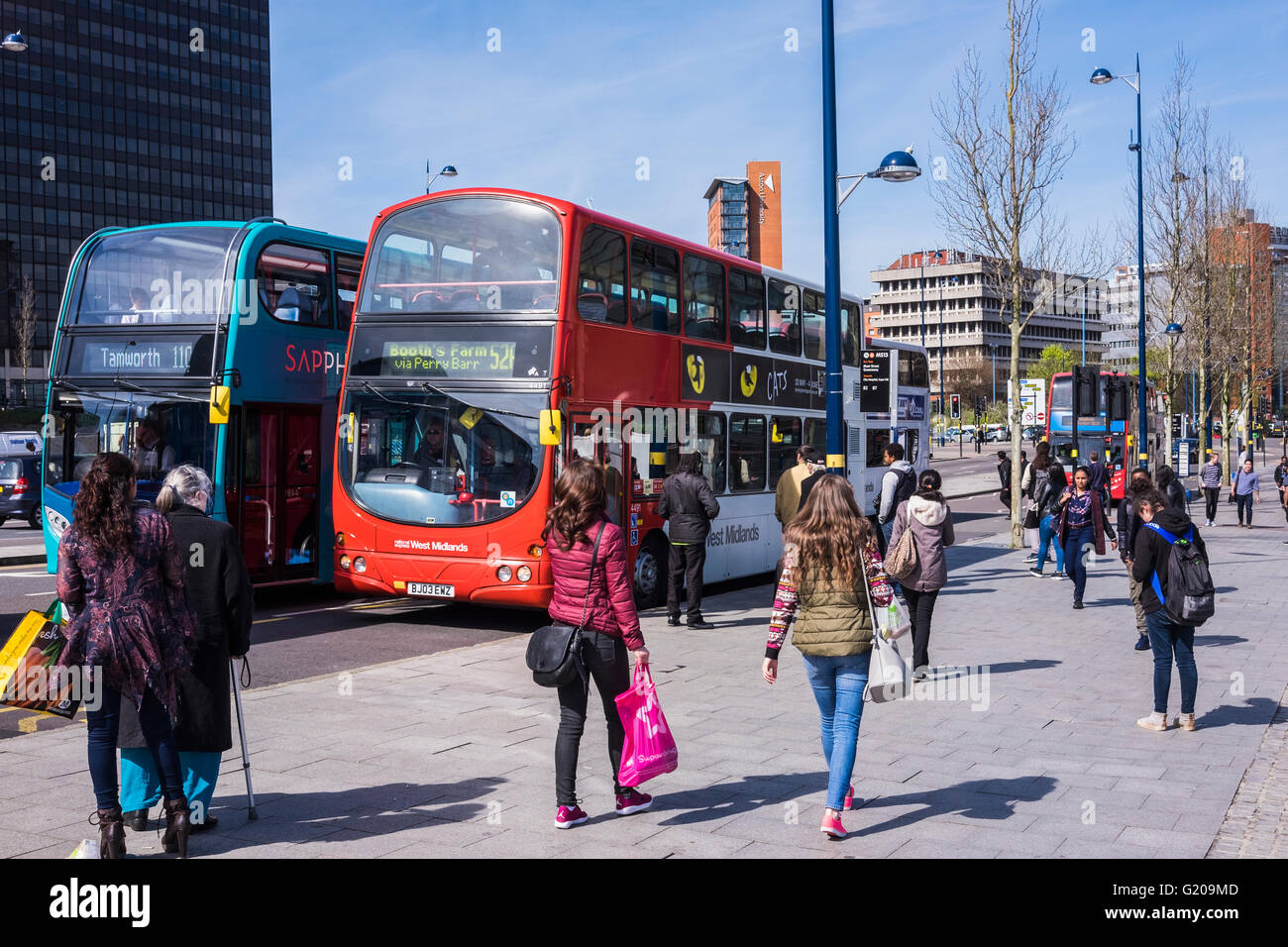 Moor Street Interchange, Birmingham, West Midlands, England, U.K Stock ...