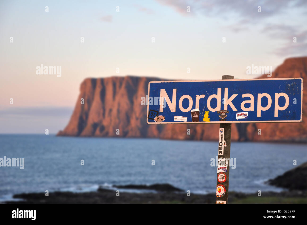 North cape norway tourism hi-res stock photography and images - Alamy