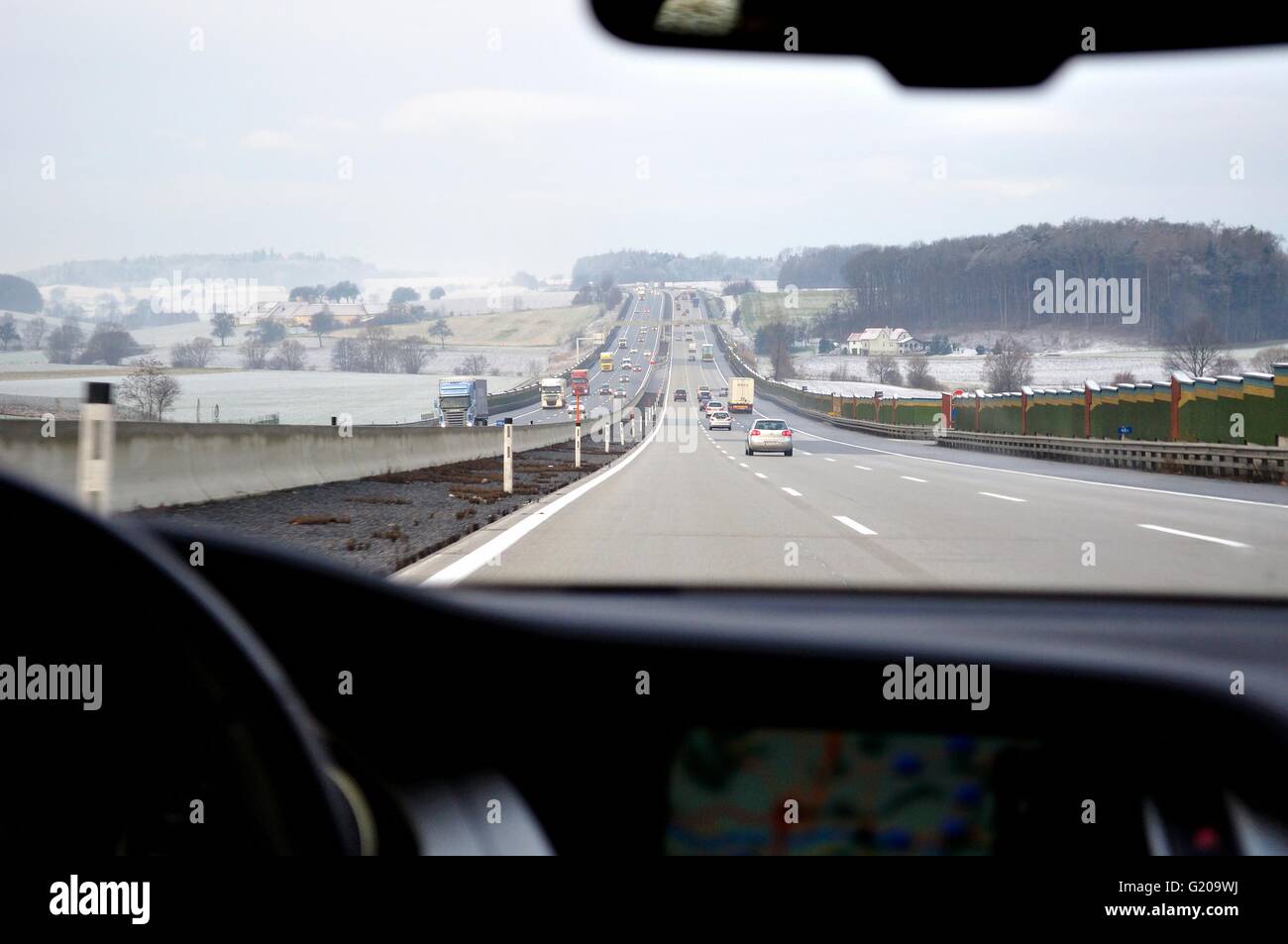 German autobahn traffic jam hi-res stock photography and images - Alamy
