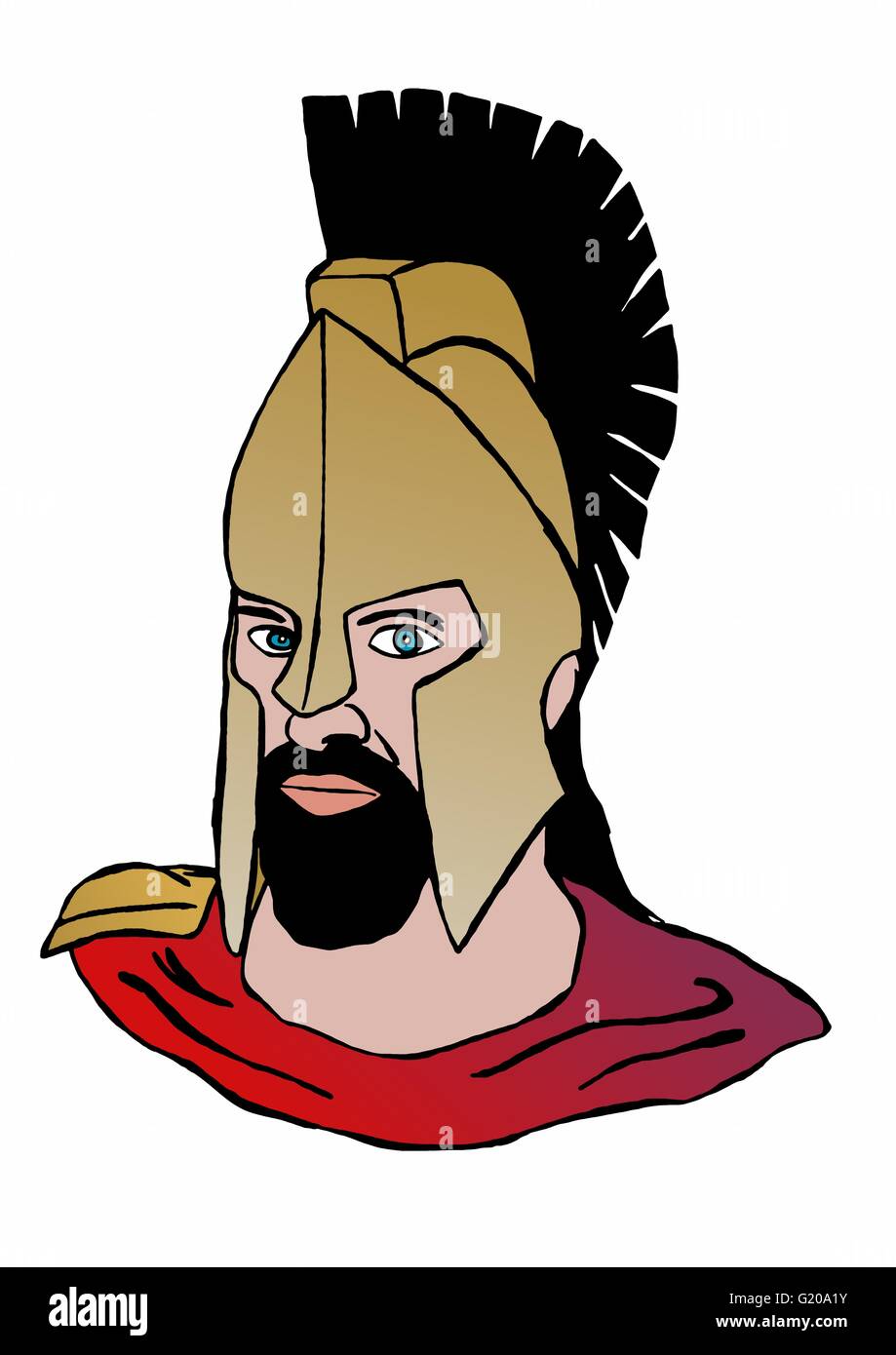 Gladiator mask Cut Out Stock Images & Pictures - Alamy