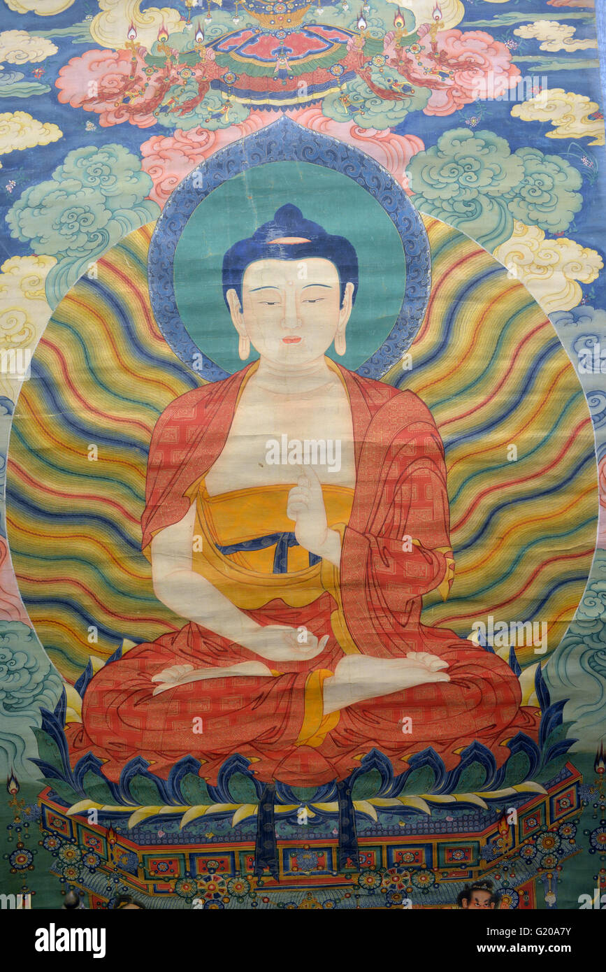 Portrait of Sakyamuni Buddha. Ming Dynasty (1368 - 1644). Capital ...