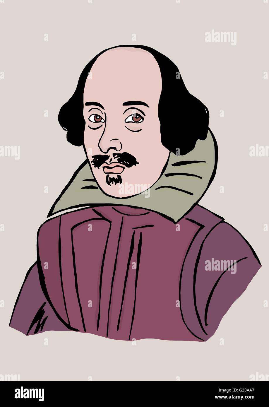 Famous English Playwright William Shakespeare Stock Photos & Famous ...