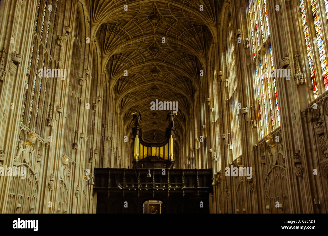 Cathedral interior in England Stock Photo - Alamy