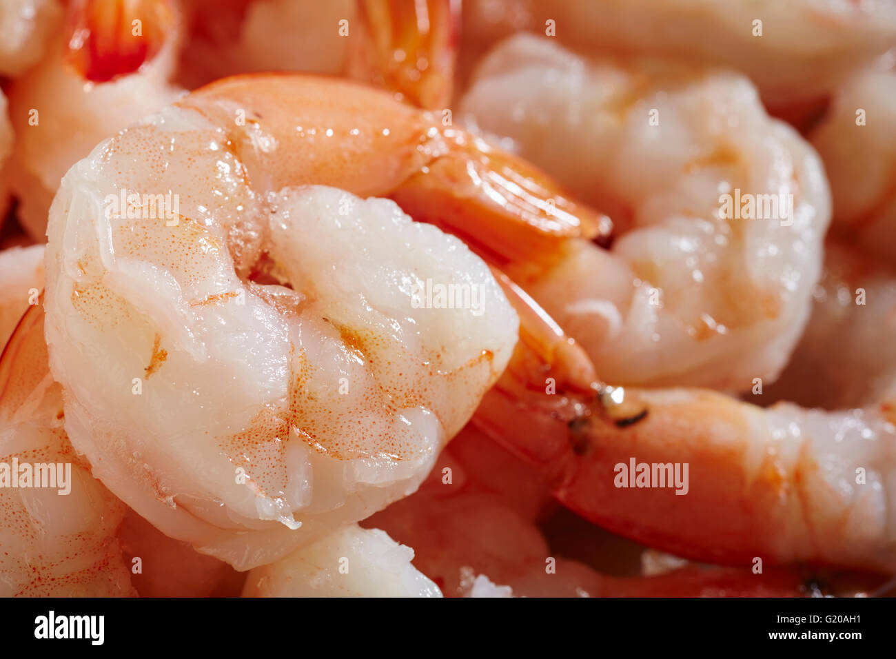 cooked shrimp, tail on, peeled and with the vein removed, sometimes ...