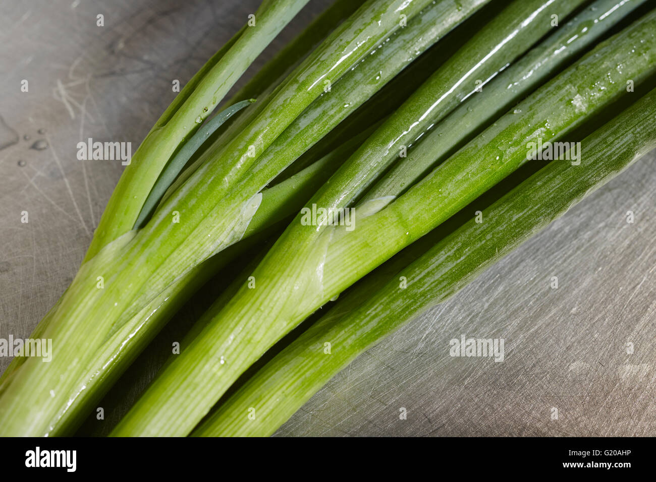 Long green onion hi-res stock photography and images - Alamy