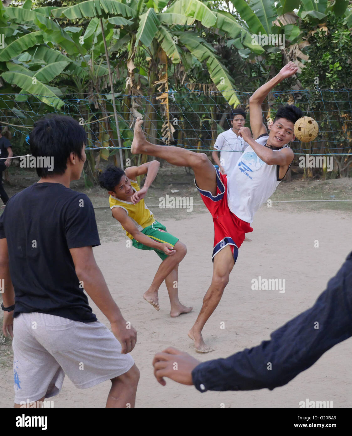 MYANMAR Saint Bruno's orphanage for boys at Pathein. Boys plaing ...