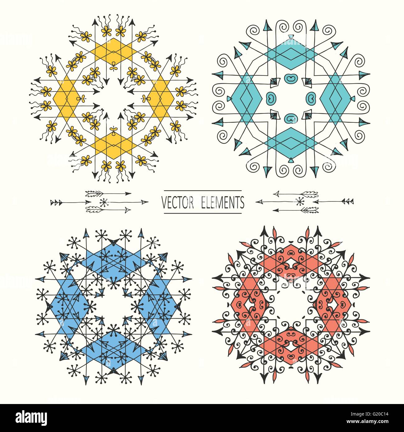 Vector set of logo design templates and symbols in trendy linear style ...