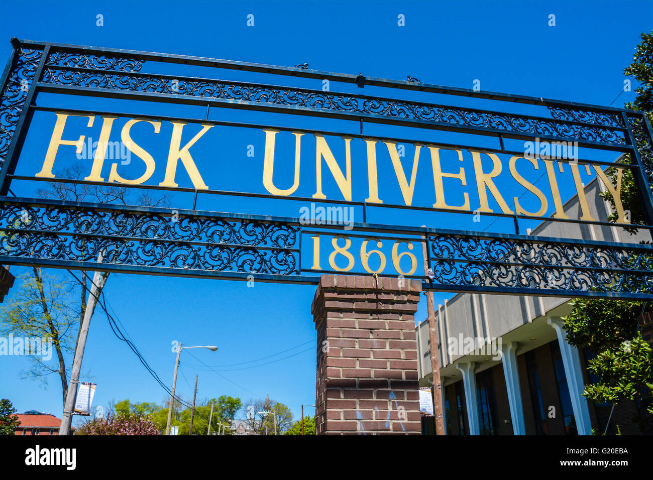 Black college campus sign entrance hi-res stock photography and images ...