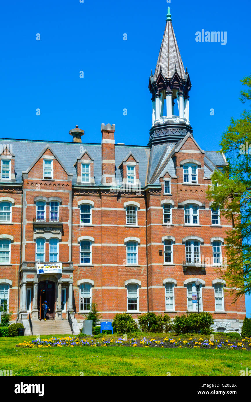 Jubilee Hall, the first permanent structure built in 1876 at Fisk ...