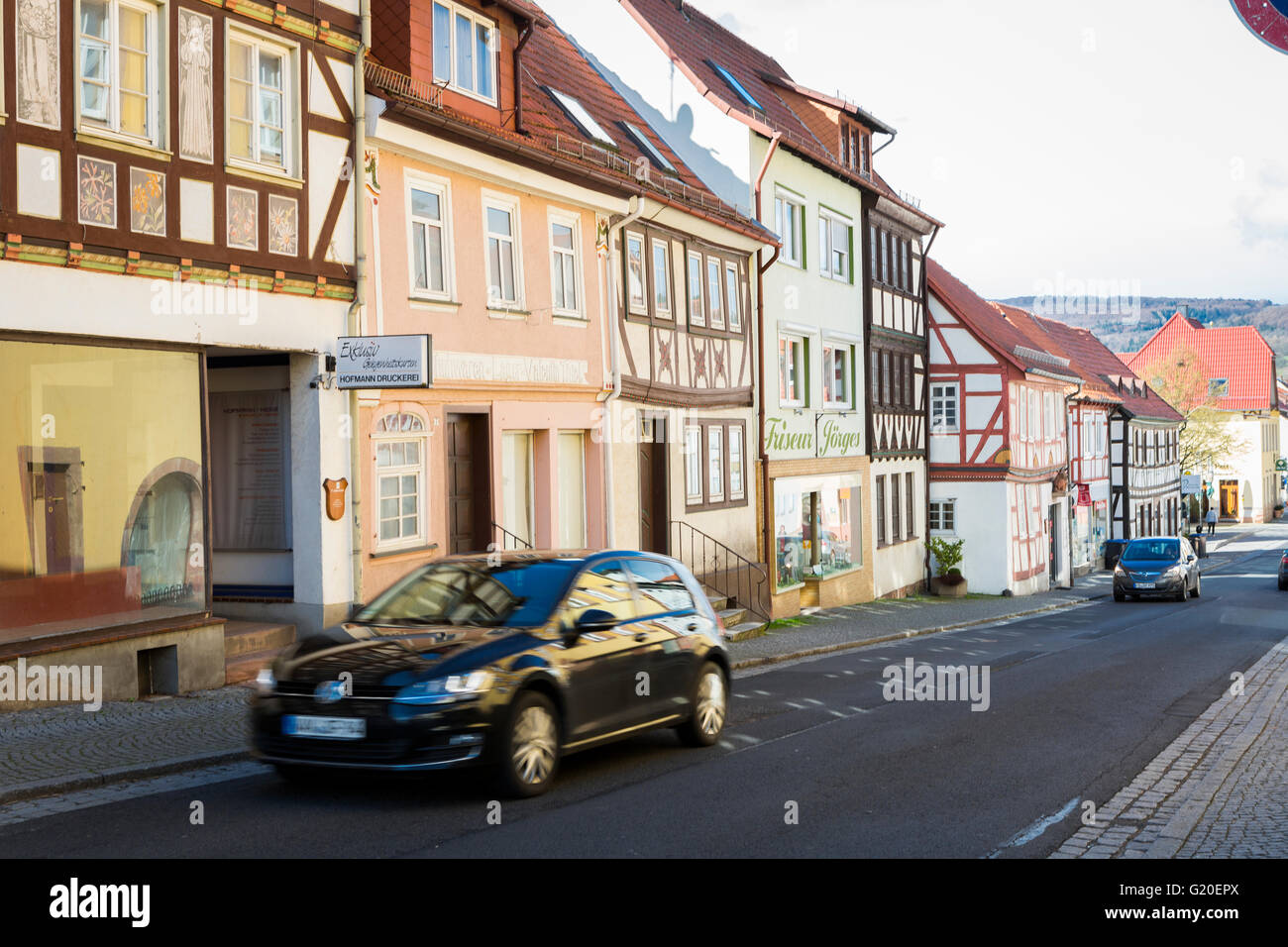 Rural German village Stock Photo - Alamy