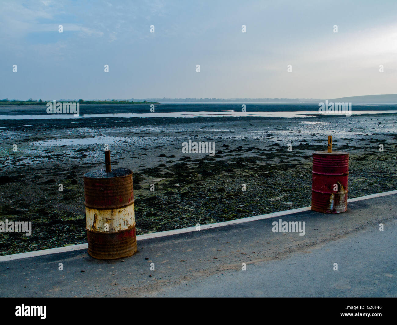 Dry coast in winter Stock Photo - Alamy