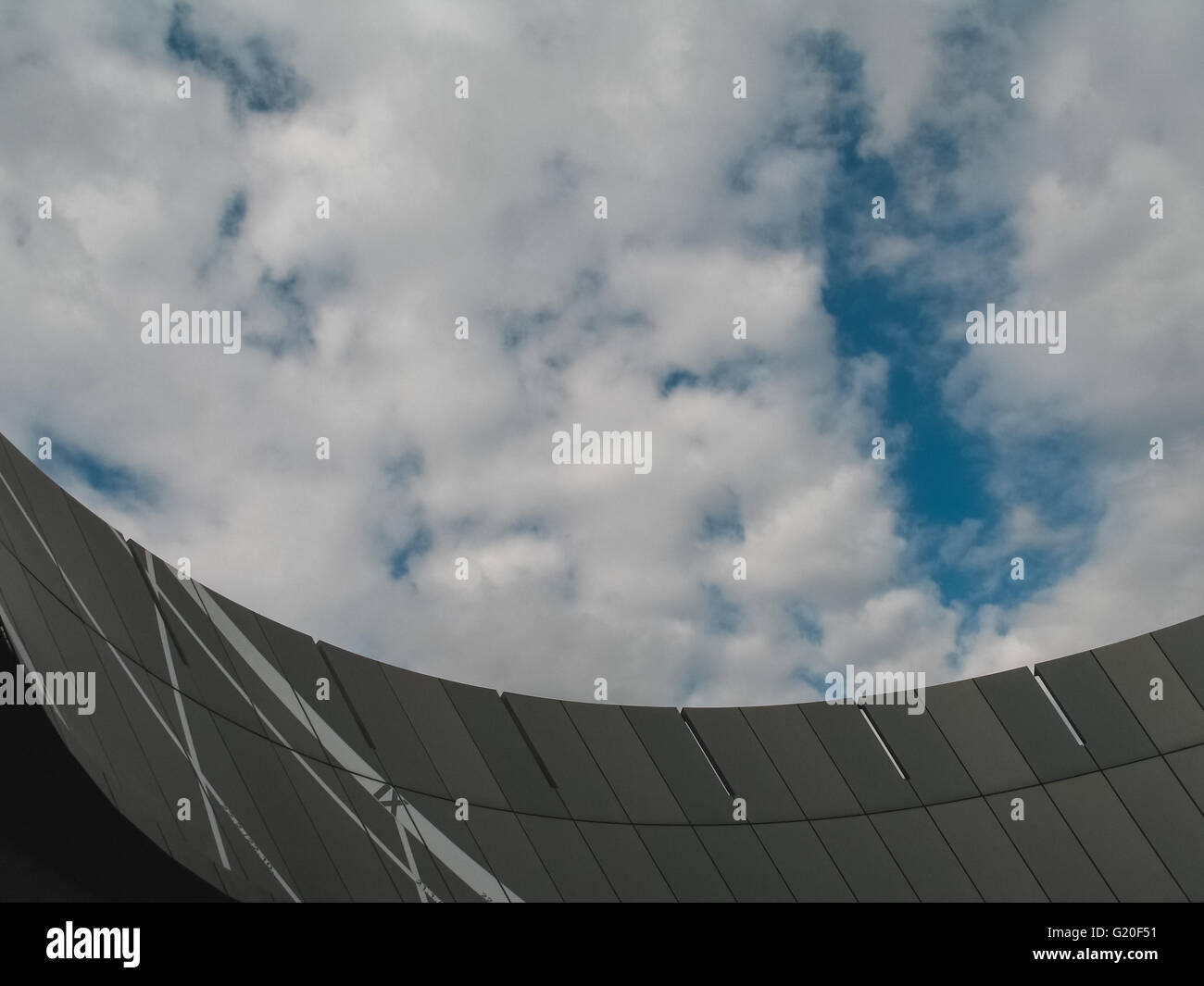 Modern architecture and clouds Stock Photo - Alamy