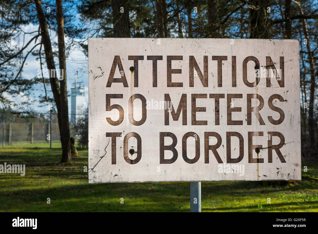 Point Alpha Germany. This is the site of the one-time border between ...