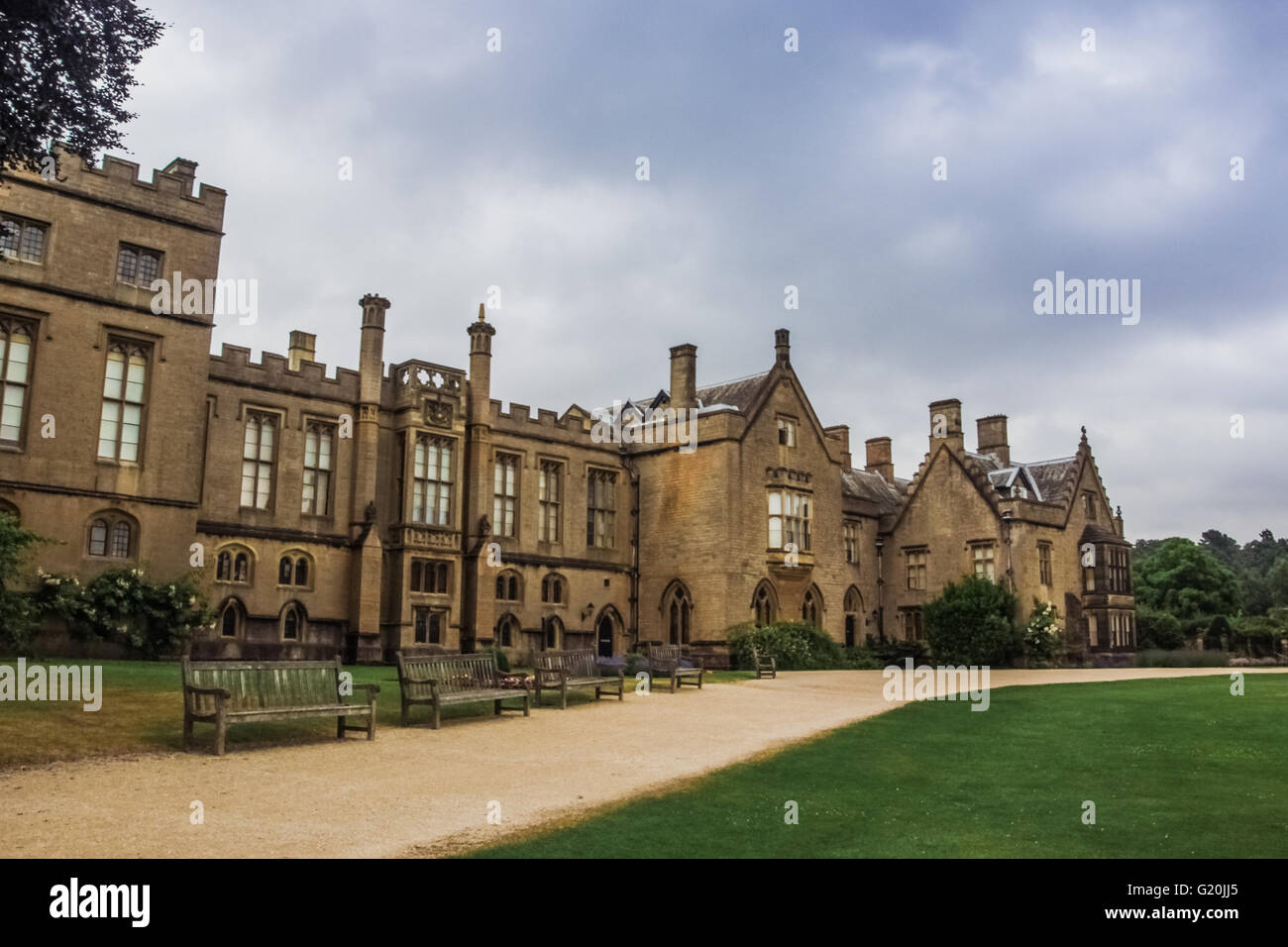 Old college in England Stock Photo - Alamy
