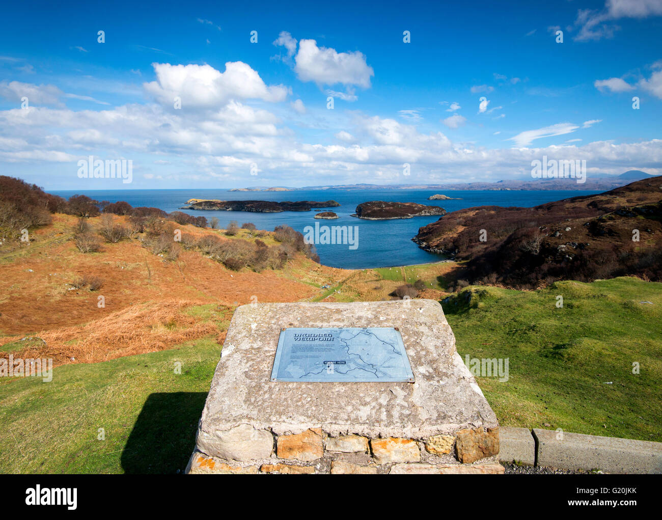 Viewpoint in Drumbeg, Assynt Sutherland Scotland UK Stock Photo - Alamy