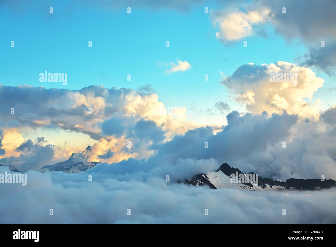 scenic alpine landscape Stock Photo - Alamy