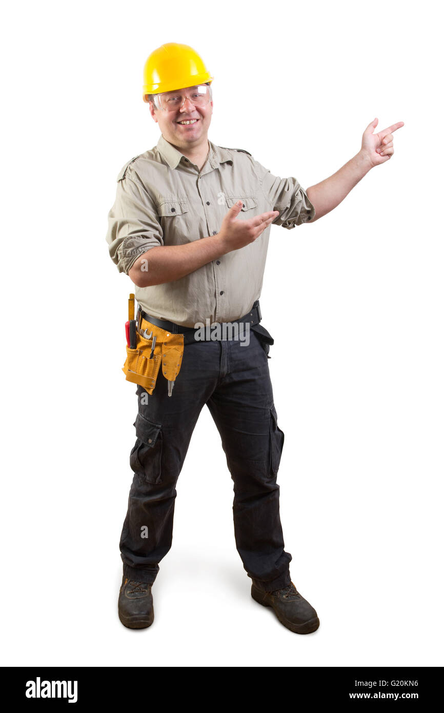 Smiling worker hi-res stock photography and images - Alamy