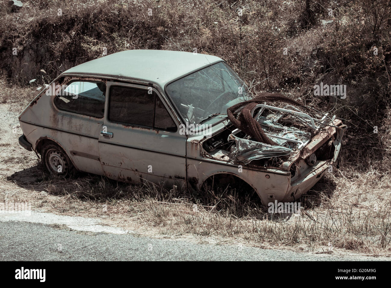 Vintage car crash hi-res stock photography and images - Alamy