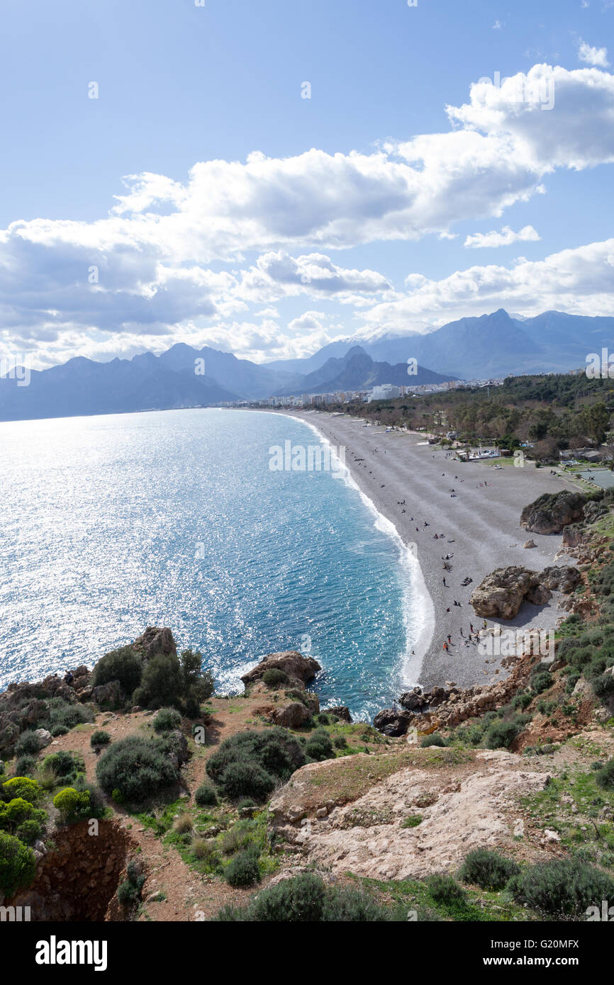 Antalya is a city in the South of Turkey by the Mediterranean sea Stock ...