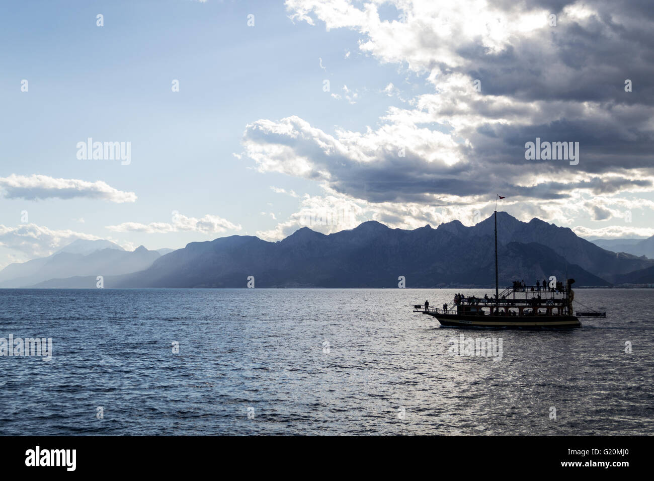 Antalya is a city in the South of Turkey by the Mediterranean sea Stock ...