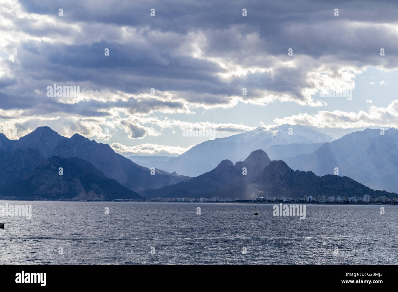 Antalya is a city in the South of Turkey by the Mediterranean sea Stock ...