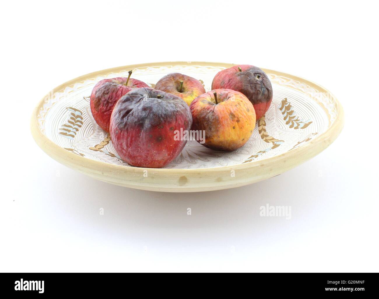 Rotten apple inside hi-res stock photography and images - Alamy