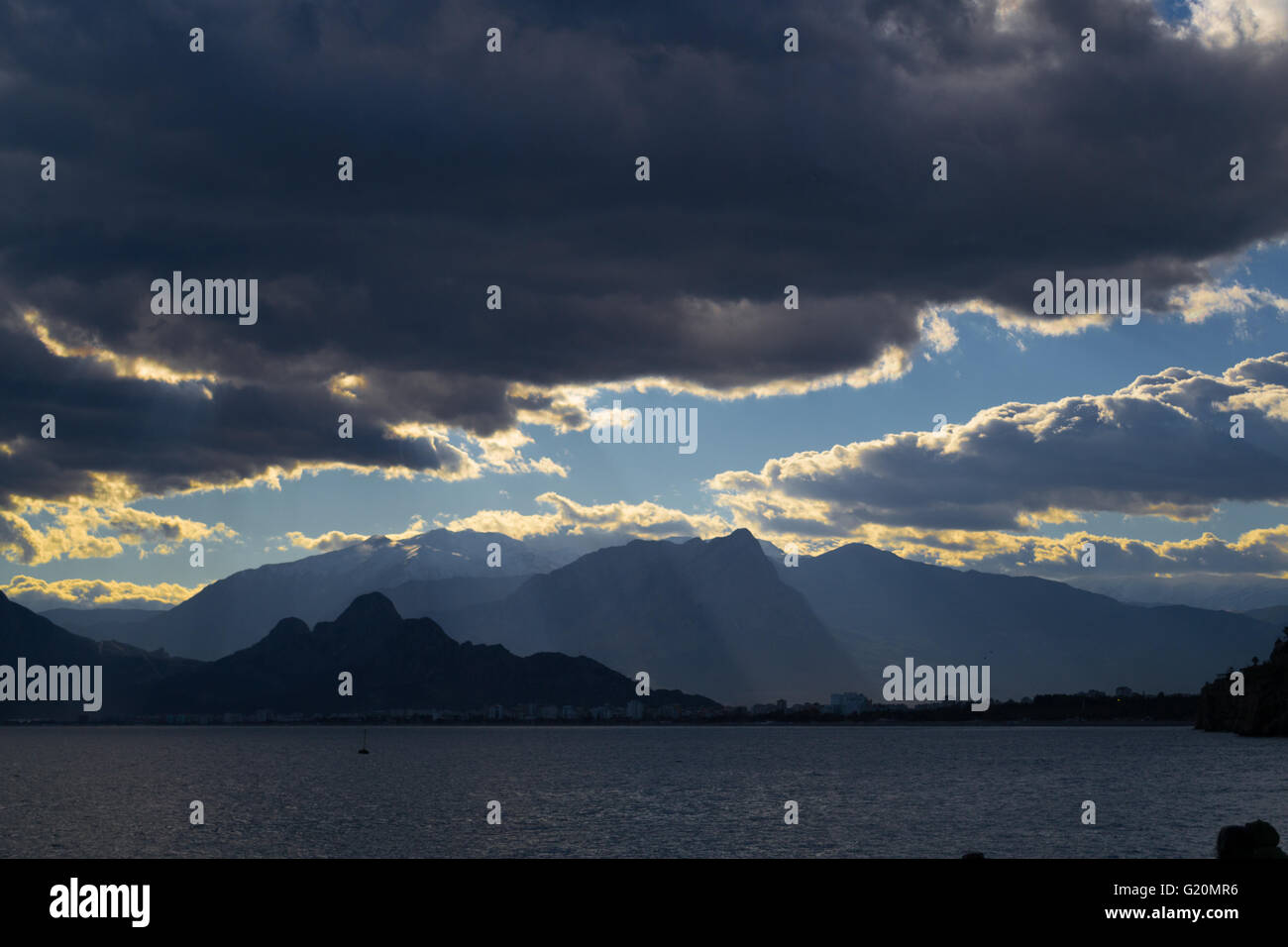 Antalya is a city in the South of Turkey by the Mediterranean sea Stock ...