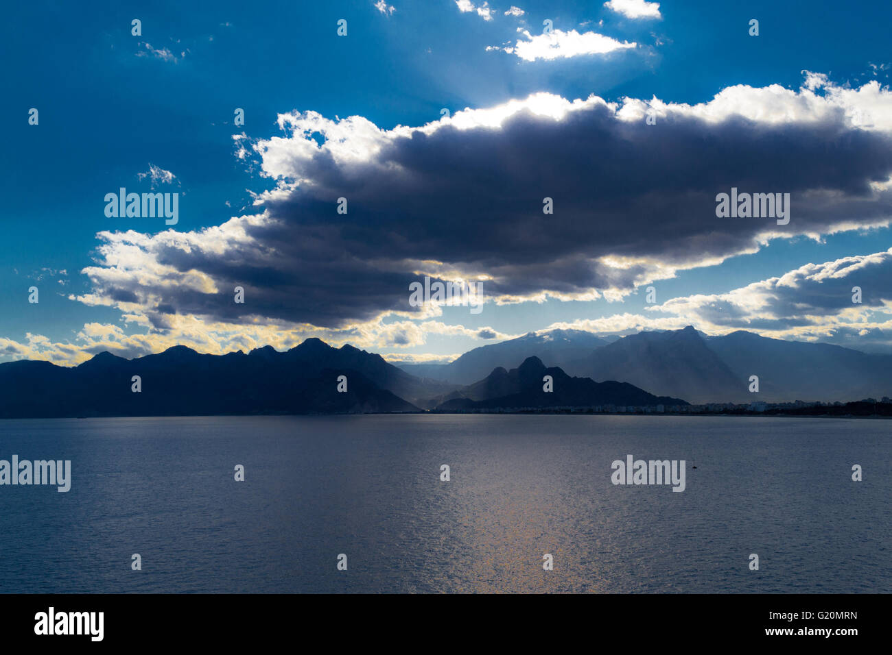 Antalya is a city in the South of Turkey by the Mediterranean sea Stock ...