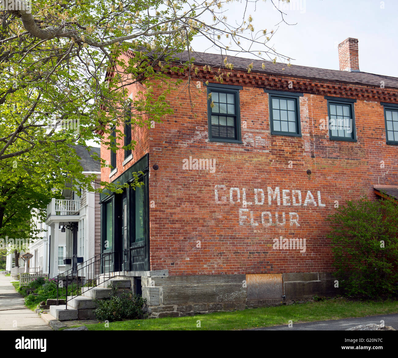 Gold Metal Flour building store in Essex New York USA Adirondack State ...