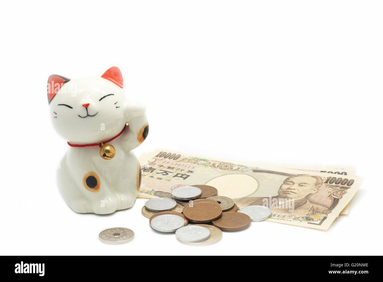 Money cat Cut Out Stock Images & Pictures - Alamy