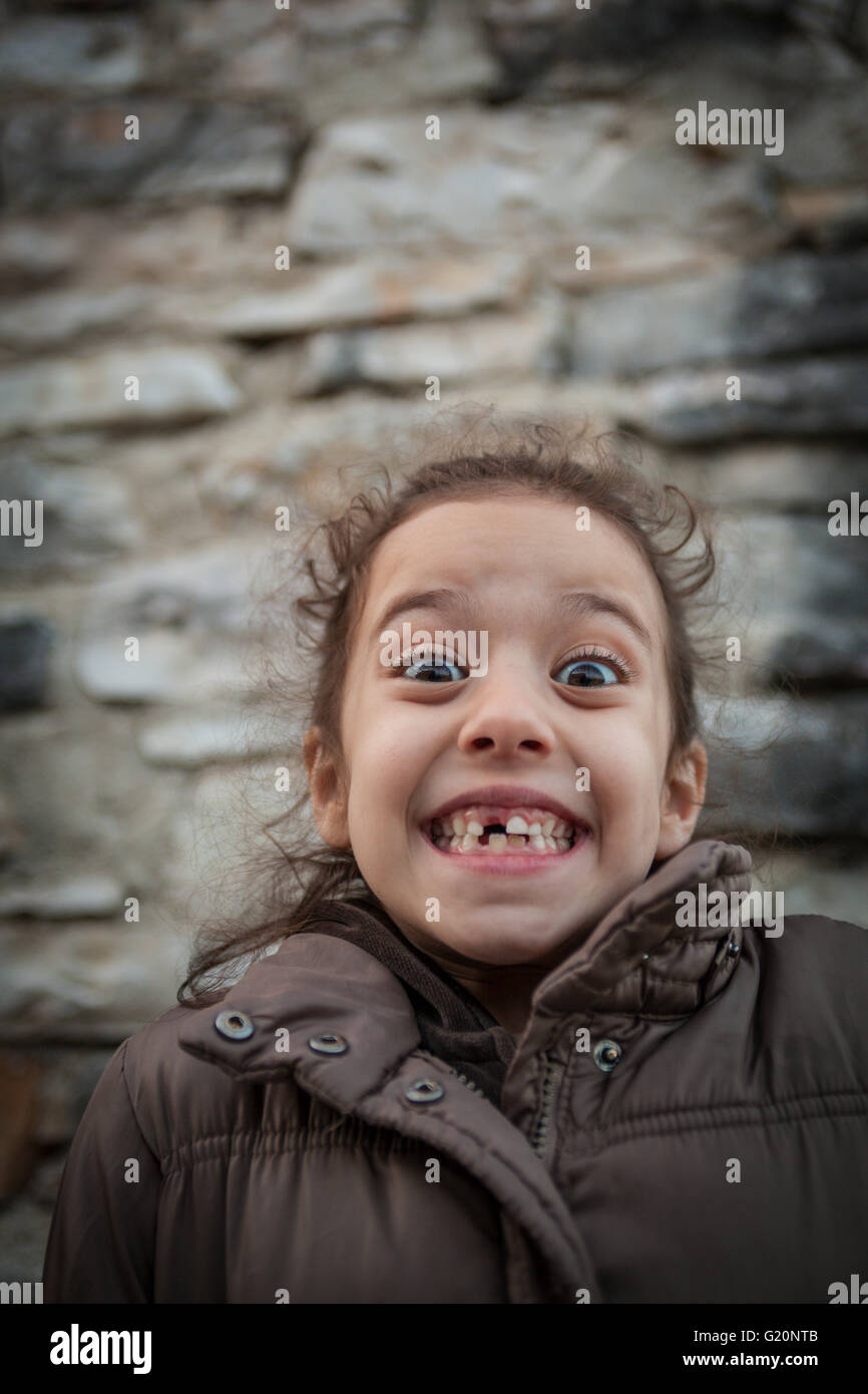 young girls portrait, Greece Stock Photo - Alamy