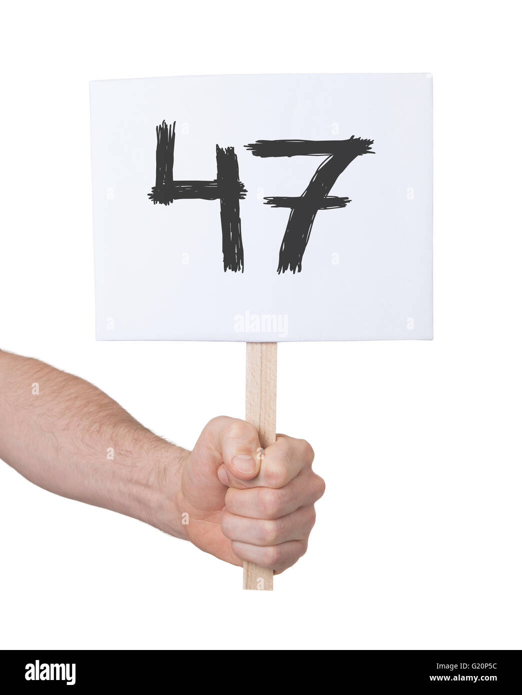 Number 47 Cut Out Stock Images & Pictures - Alamy