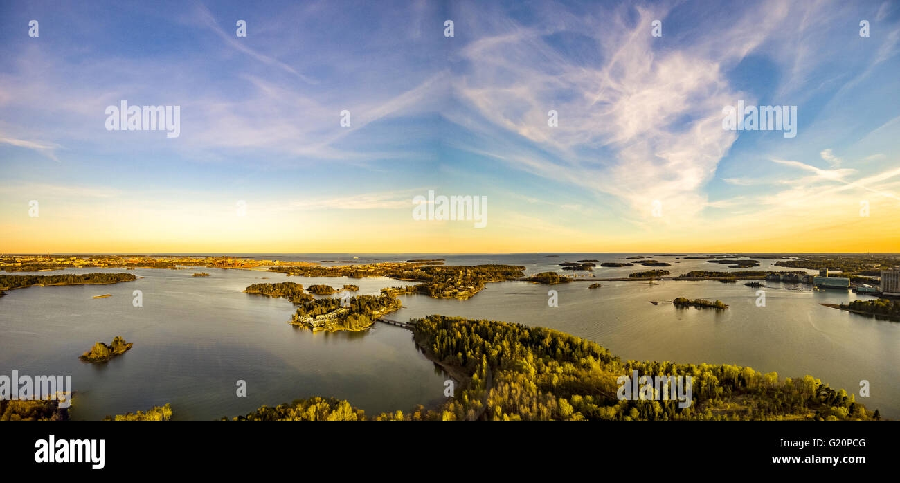 Aerial view of the lehtisaari, helsinki Stock Photo - Alamy