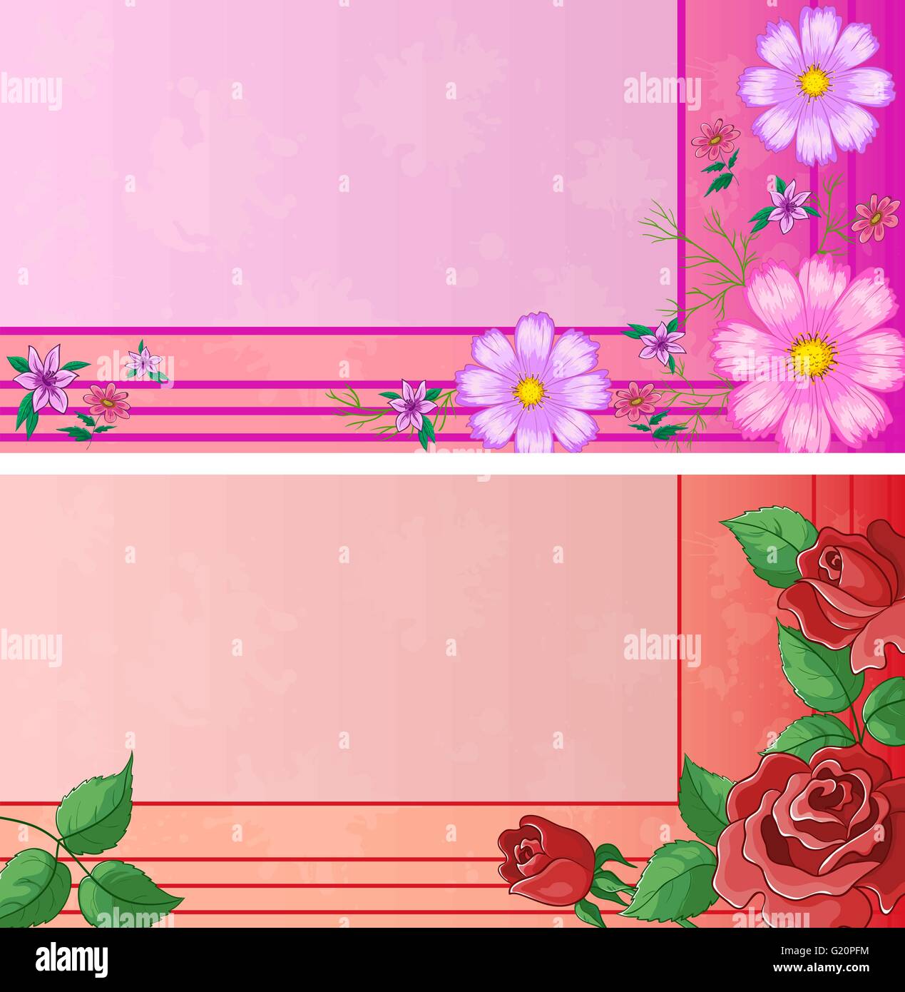 Visiting flowers Stock Vector Images - Alamy