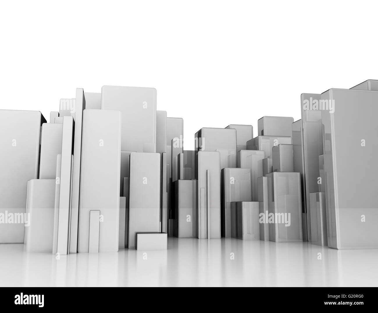 3d render city model hi-res stock photography and images - Alamy