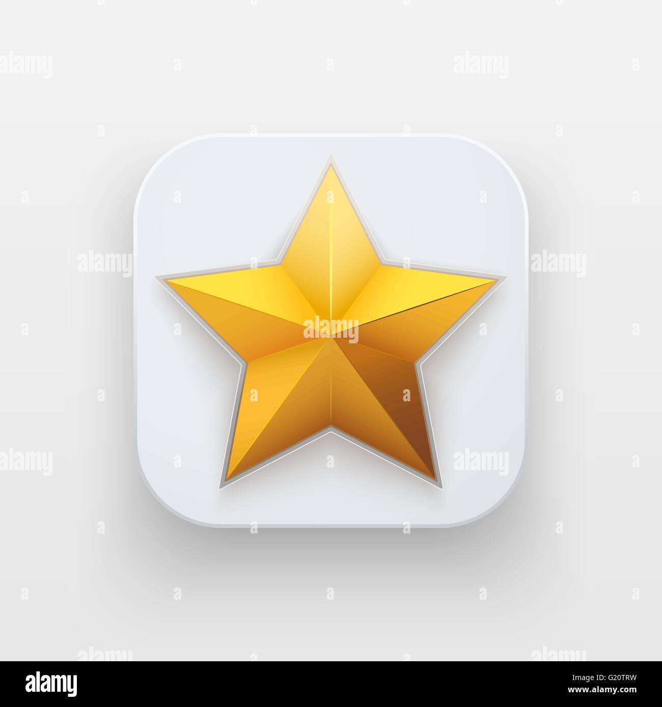 Star icon. Symbol of Crown on light backdrop Stock Vector Image & Art ...