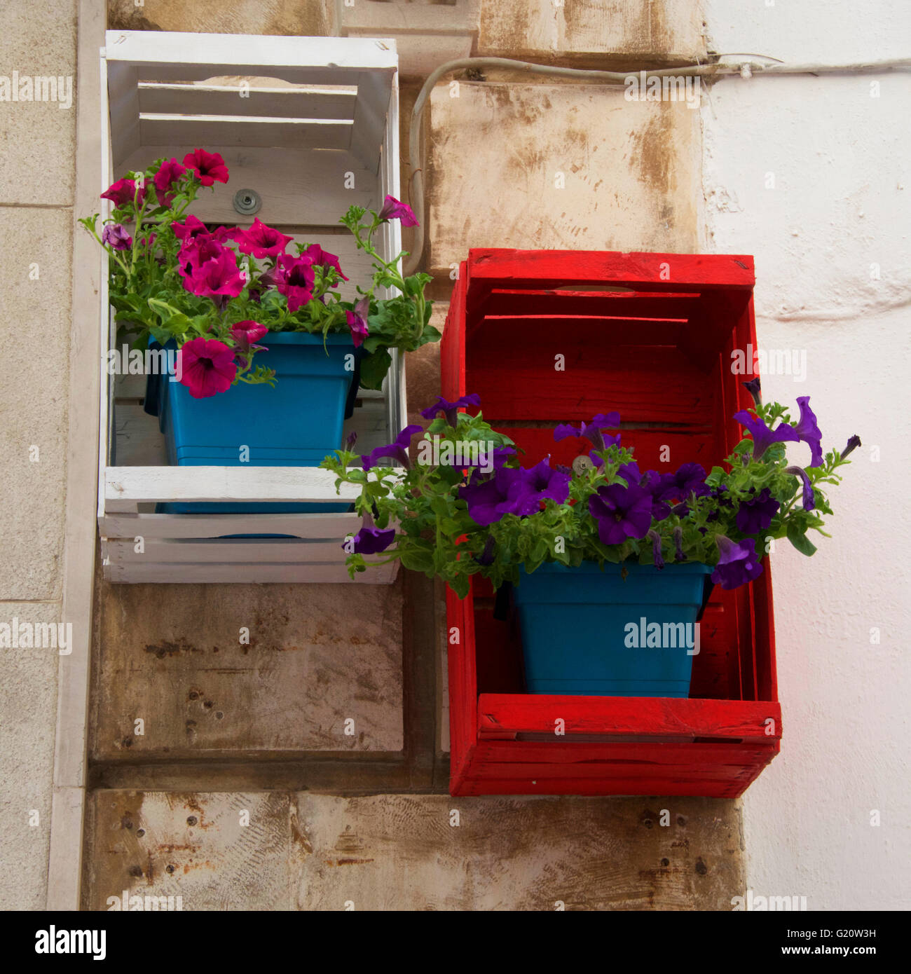 Flower arrangements, Italy Stock Photo - Alamy