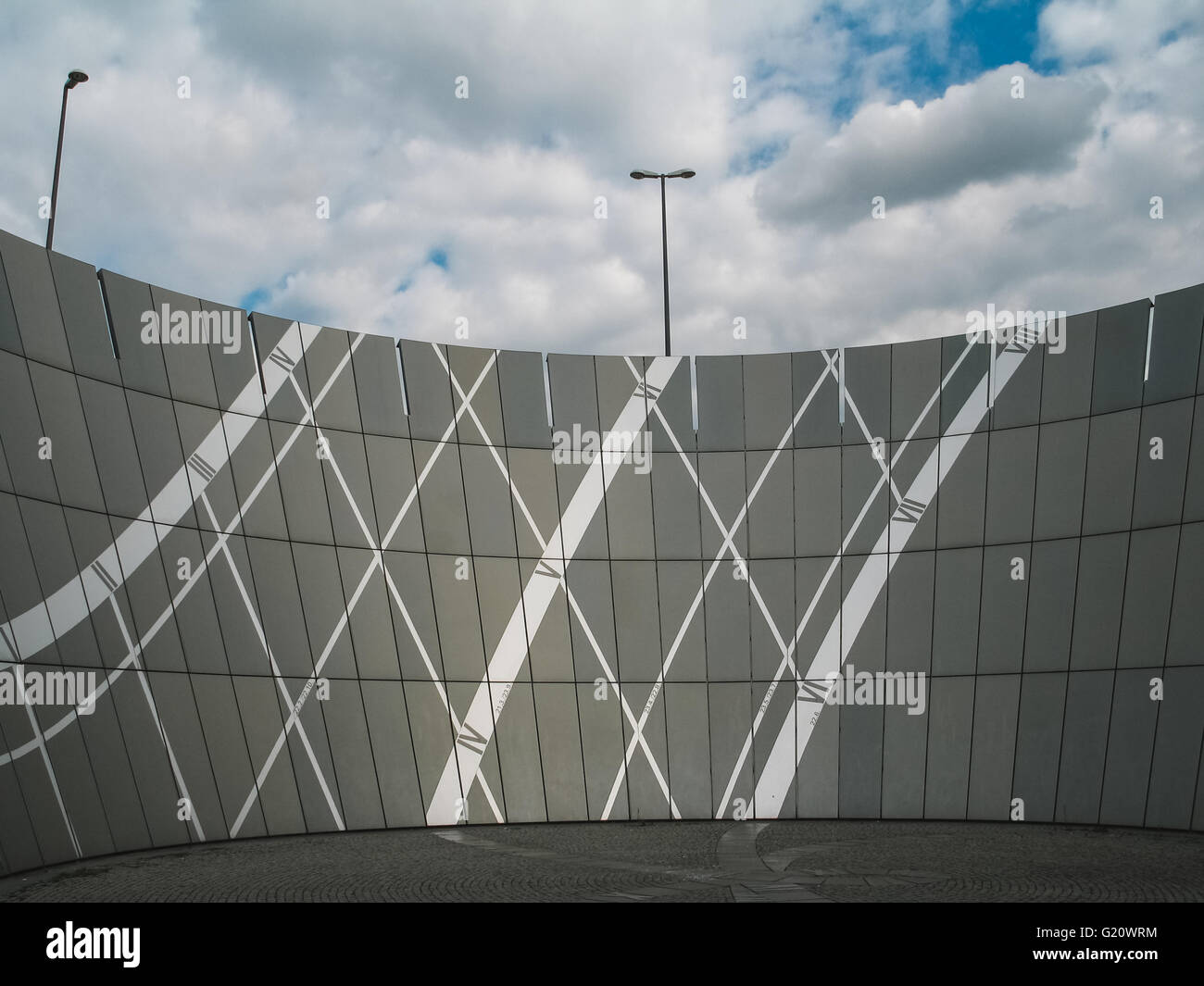 Modern architecture and clouds Stock Photo - Alamy