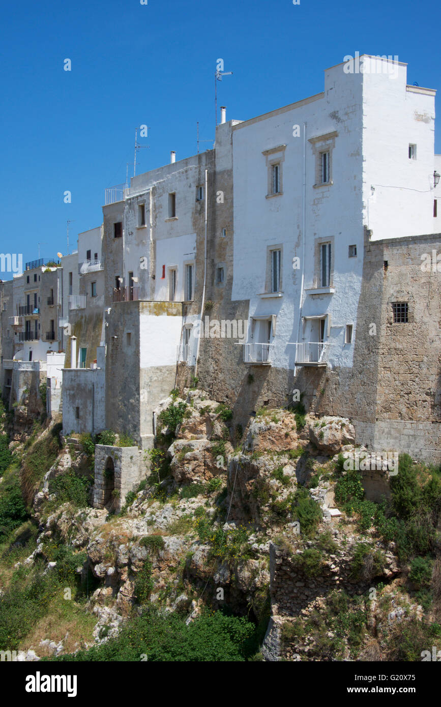 Scene of Polignano a Mare, Apulia, southern Italy Stock Photo - Alamy