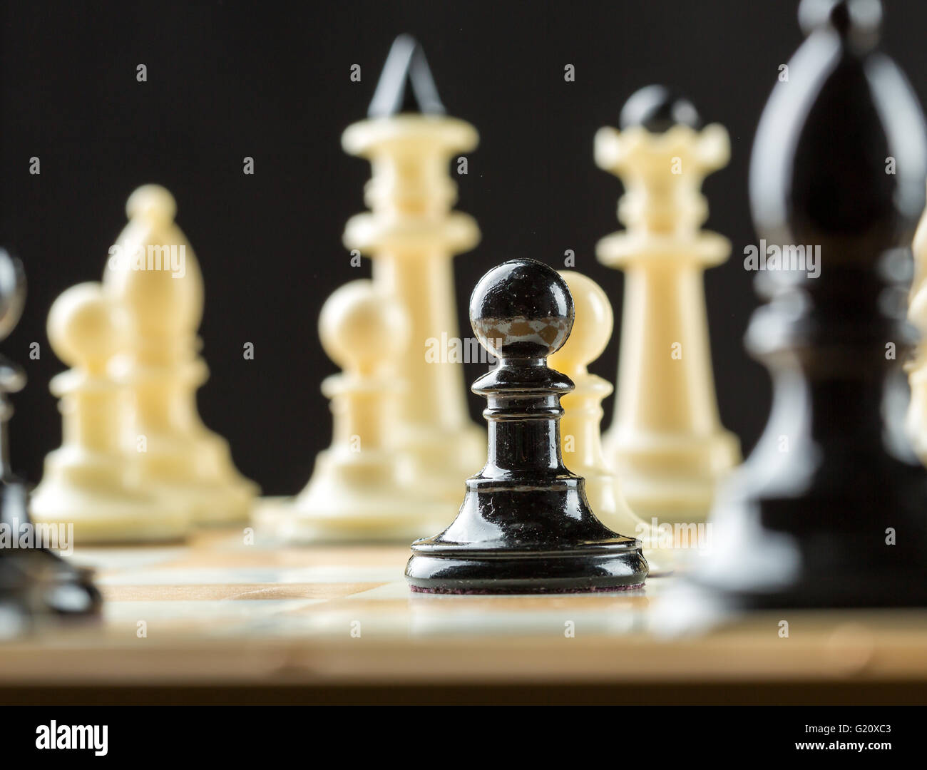 Close up black chess rook hi-res stock photography and images - Alamy
