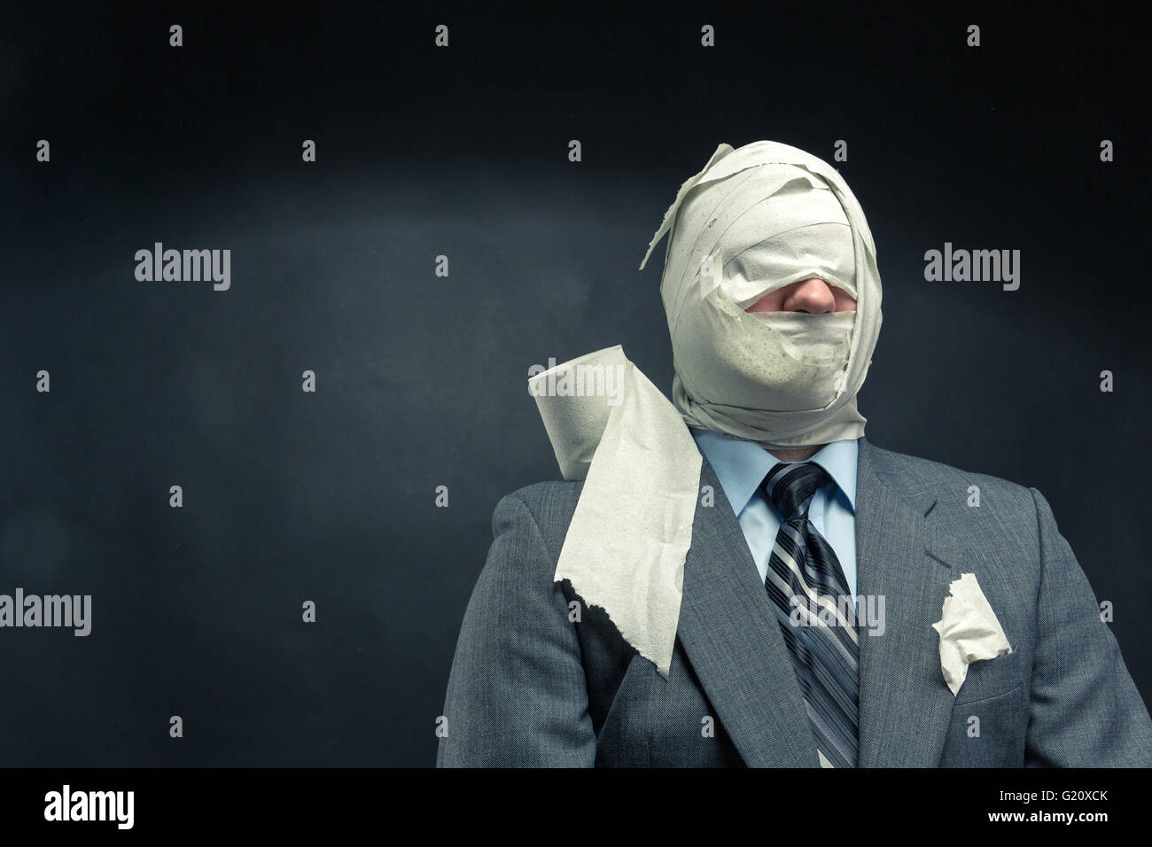 Funny male in paper hi-res stock photography and images - Alamy