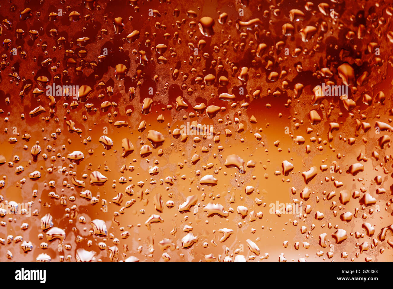 Rain droplets on glass Stock Photo - Alamy