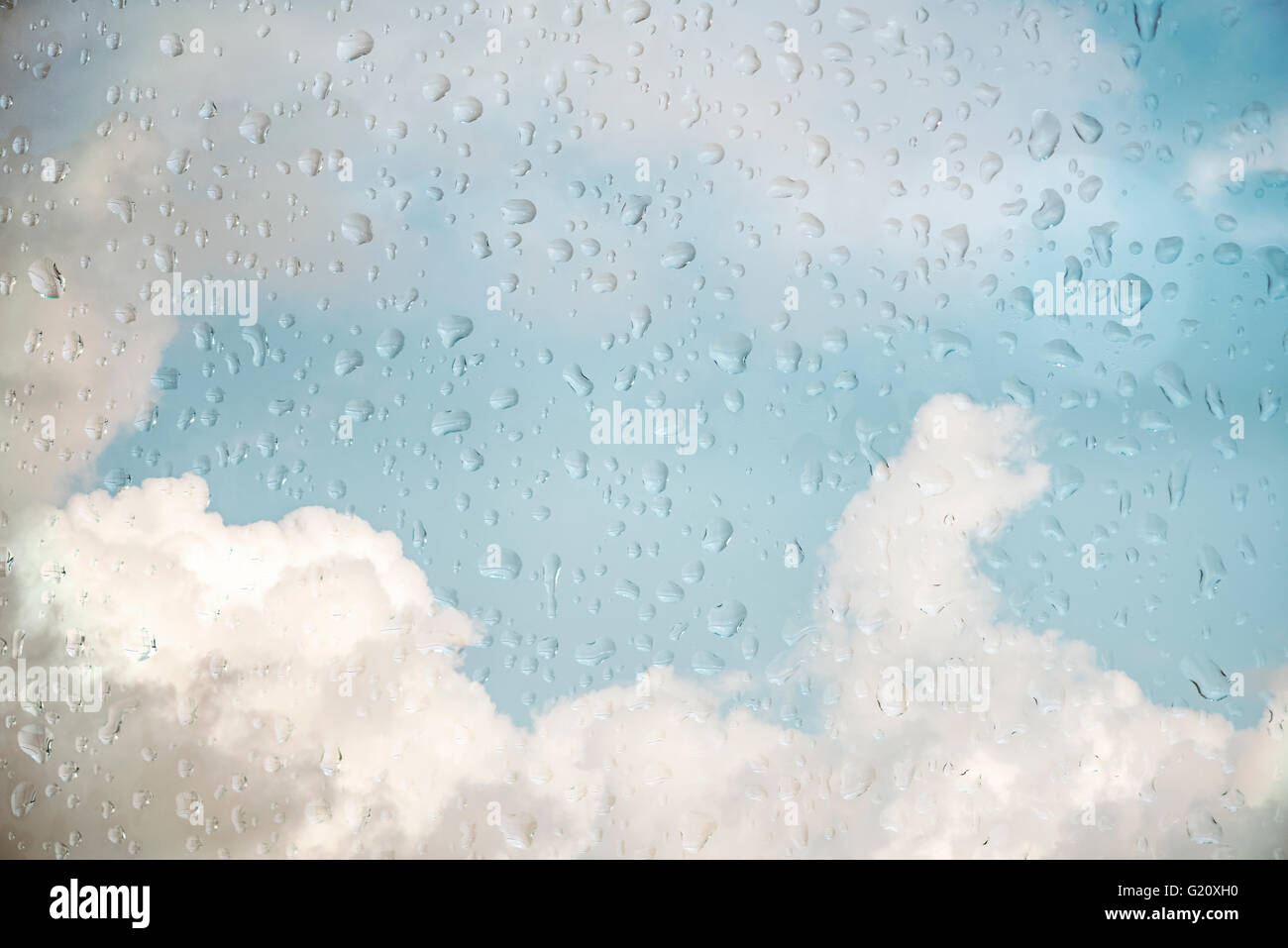 rain droplets on a window Stock Photo - Alamy